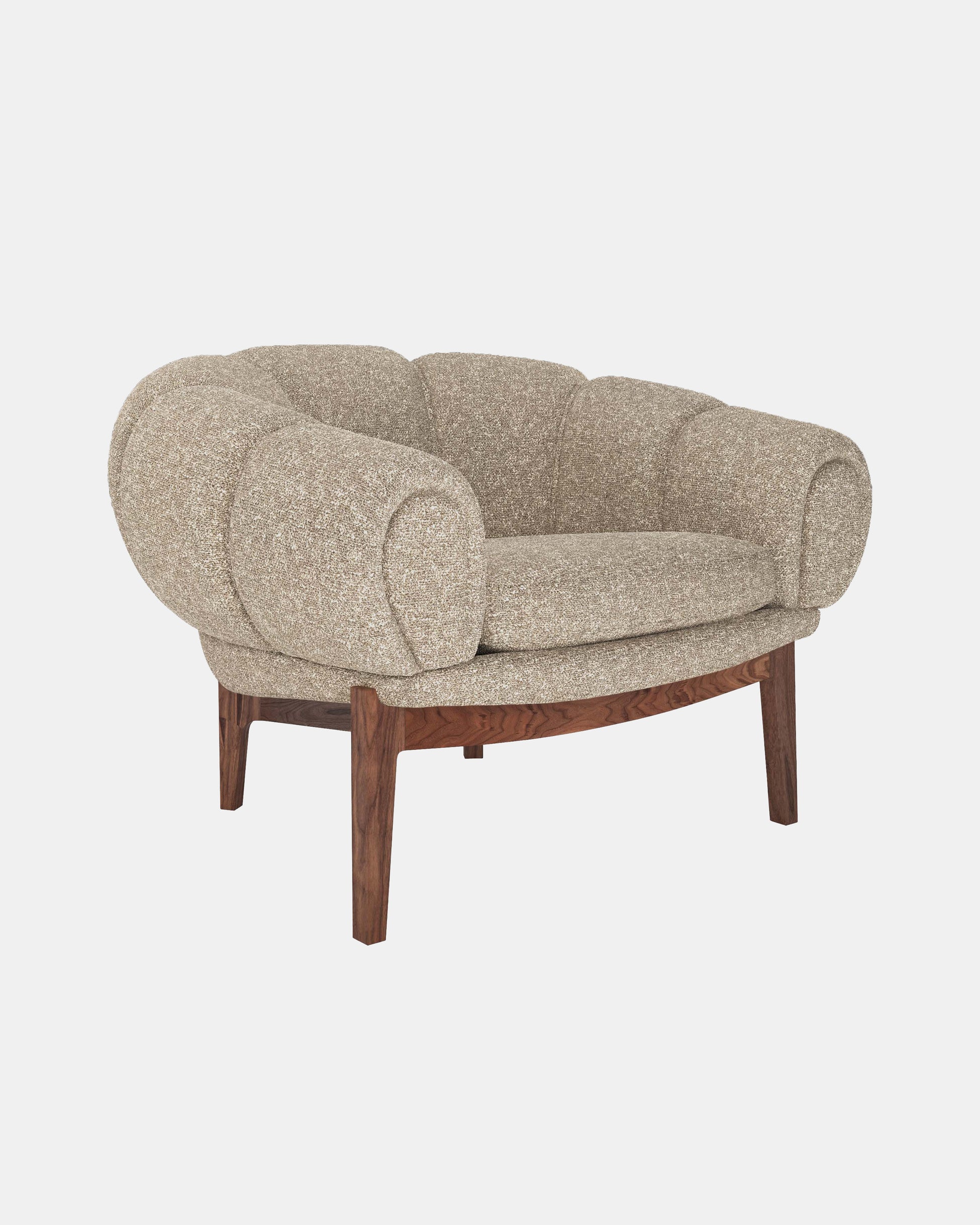 Croissant Loungestol Tekstil – Milla LAB